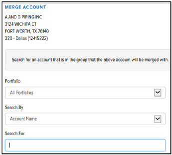 Merge an Account into Another Account Group